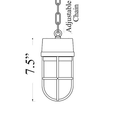 Hanging Bulkhead Light - Shiplights