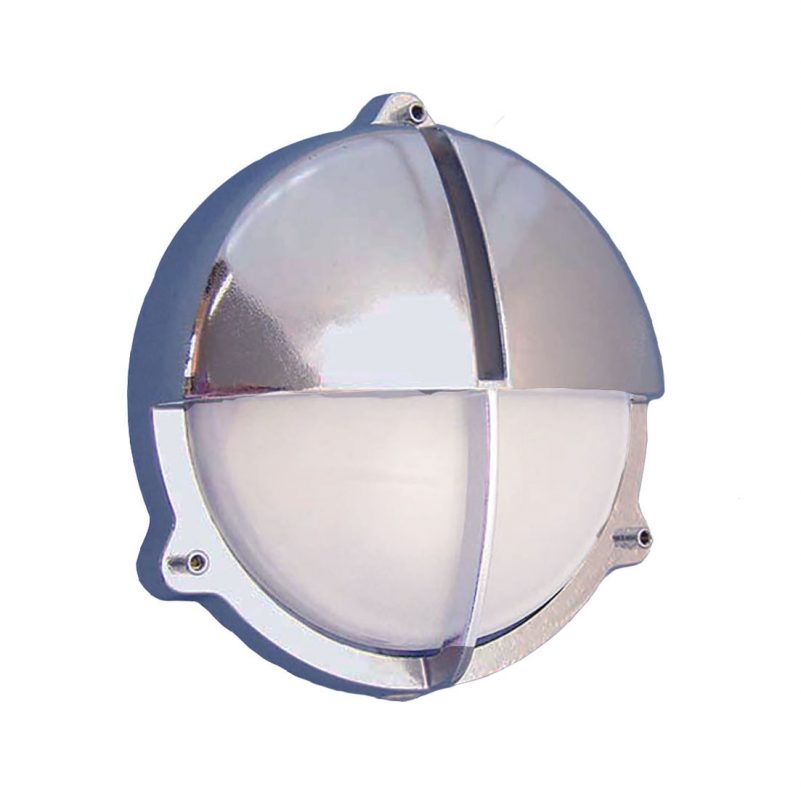 Round Cage Light w/ Hood - Shiplights